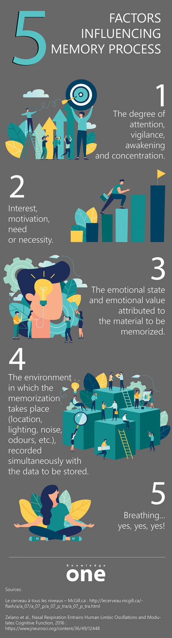 5 Factors Influencing Memory Process - KnowledgeOne